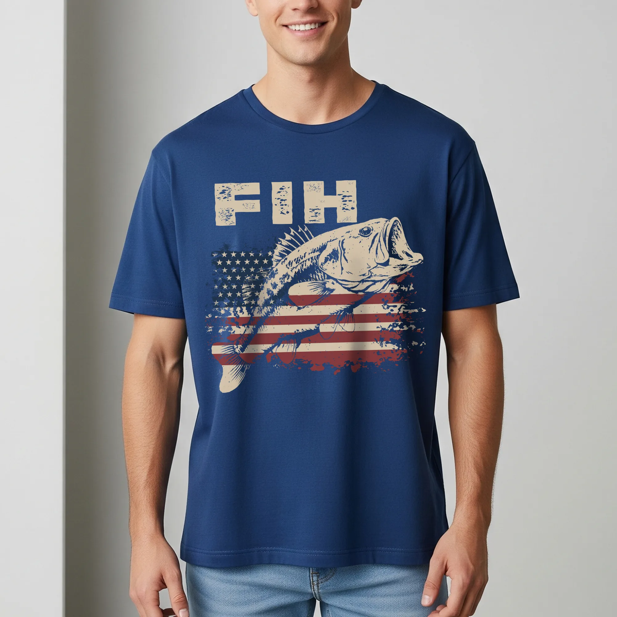 FIH Meme T-Shirt: The Ultimate Angler's Statement| Riverside Relics
