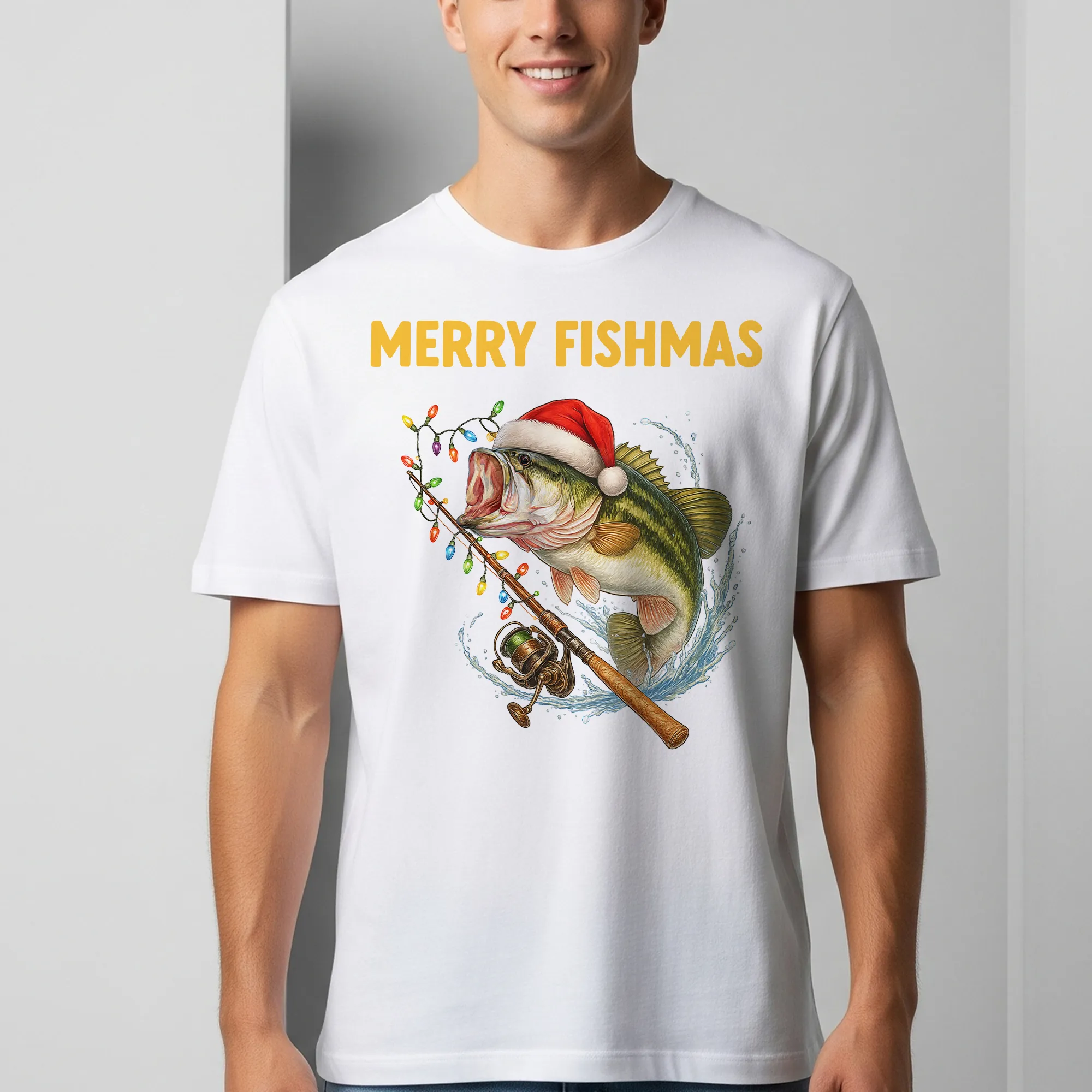 Merry Fishmas T-Shirt: The Ultimate Christmas Gift for Anglers ...