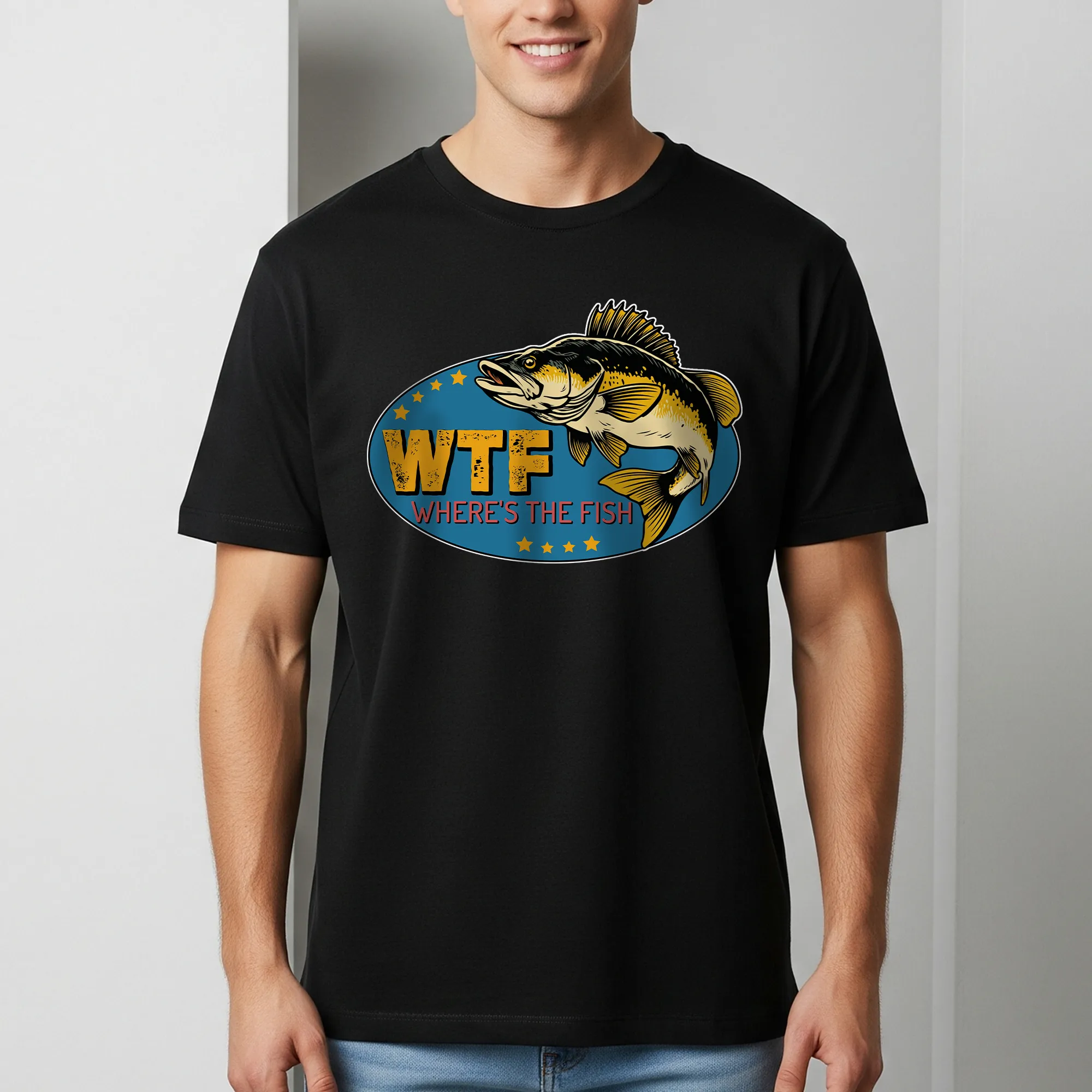 WTF Where The Fish T-Shirt: Hilarious Angler Meme | Riverside Relics